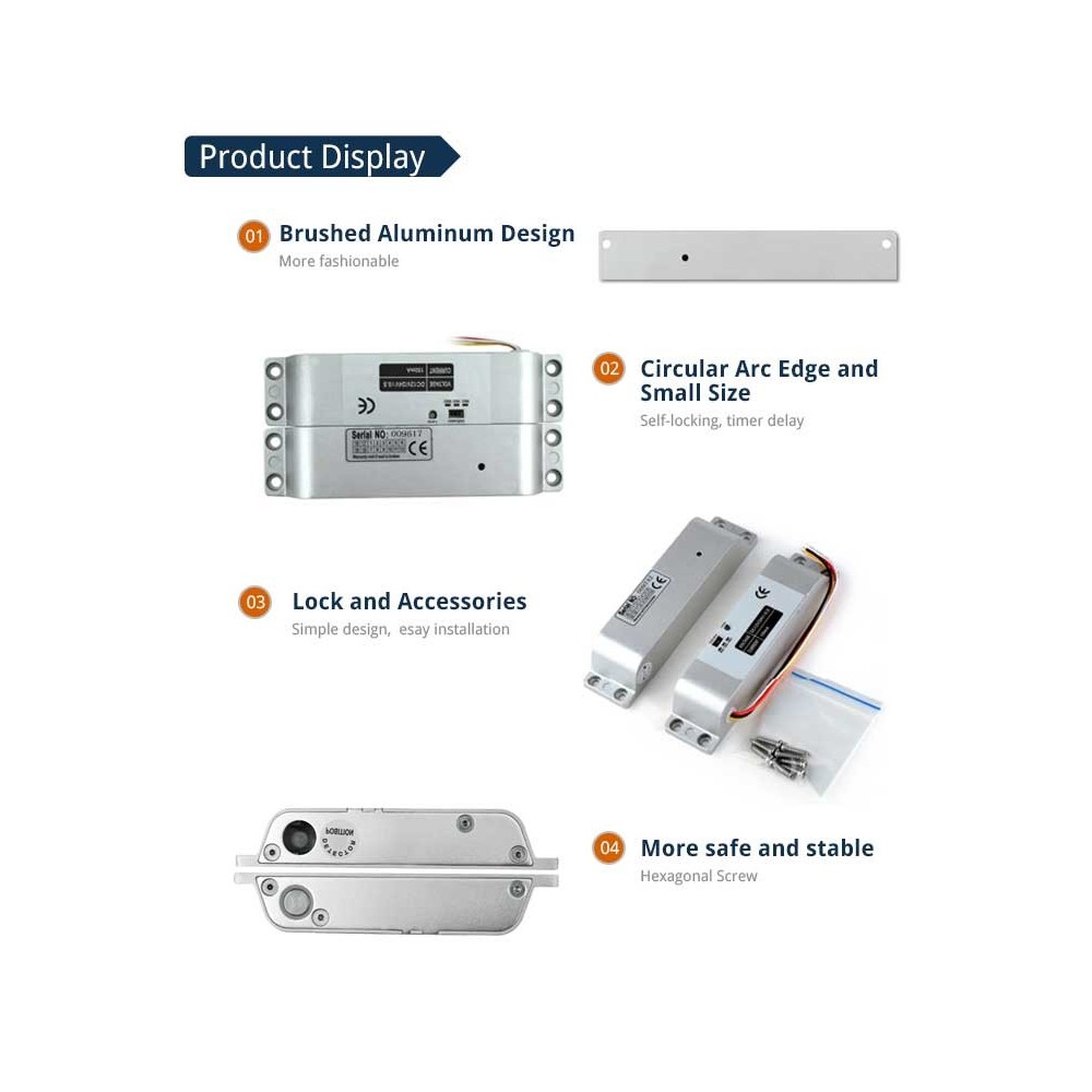 Electric Drop Bolt Lock 12VDC